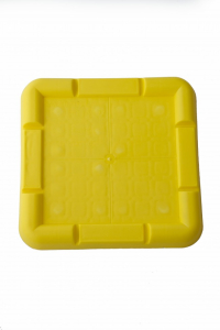 Plastic Tredda Plates In High Visibility Yellow